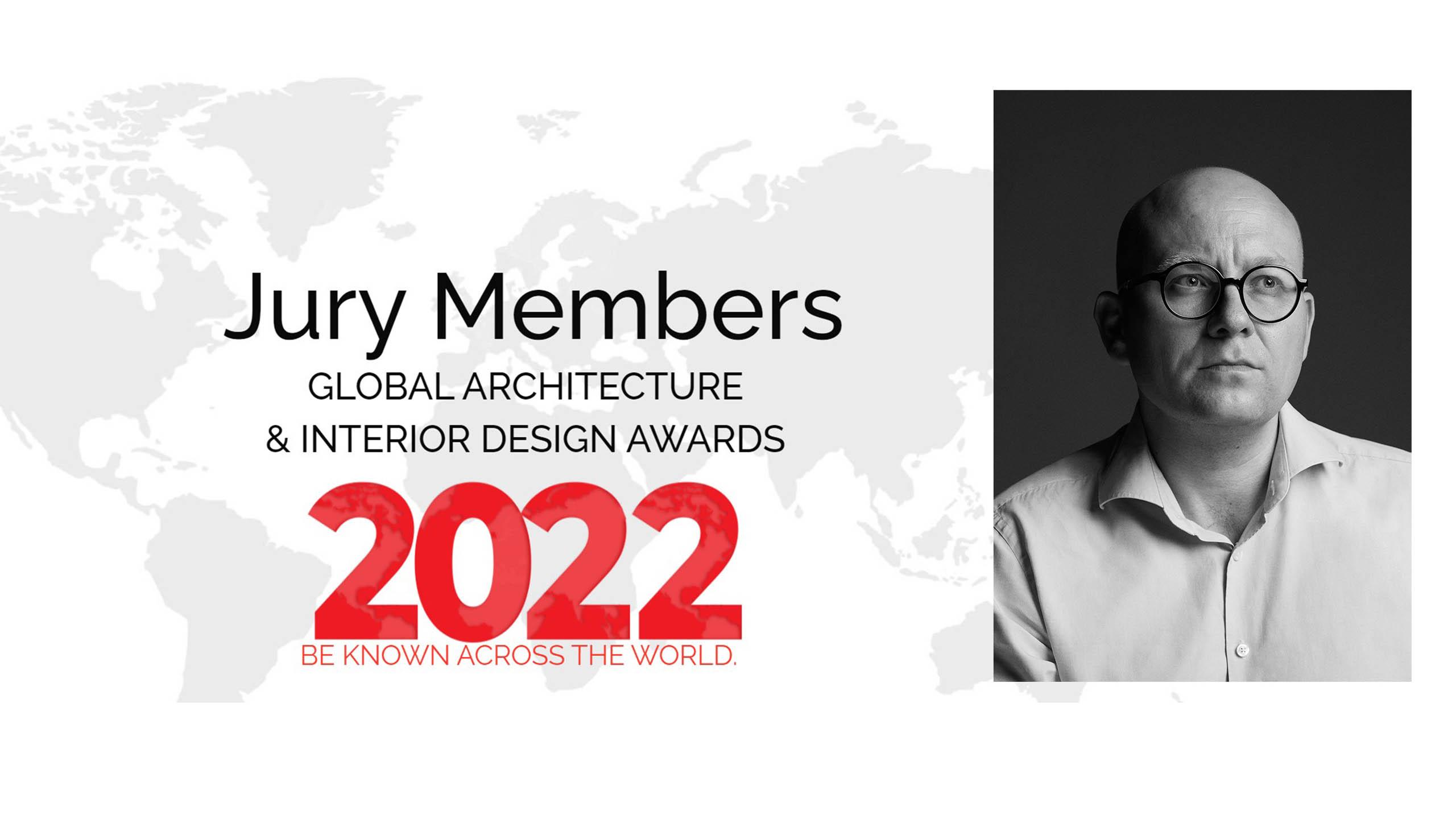 Jan Clostermann受邀担任GADA国际建筑设计大奖评委